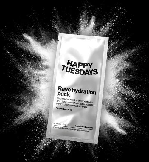 Buy Happy Tuesdays Rave Hydration Pack Online New Zealand | Earjobs